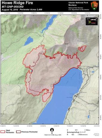 Glacier National Park – Howe Ridge Fire – Malcolm's Round Table