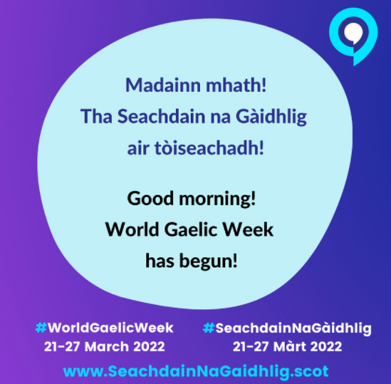 Let’s learn Gàidhlig this week – Malcolm's Round Table